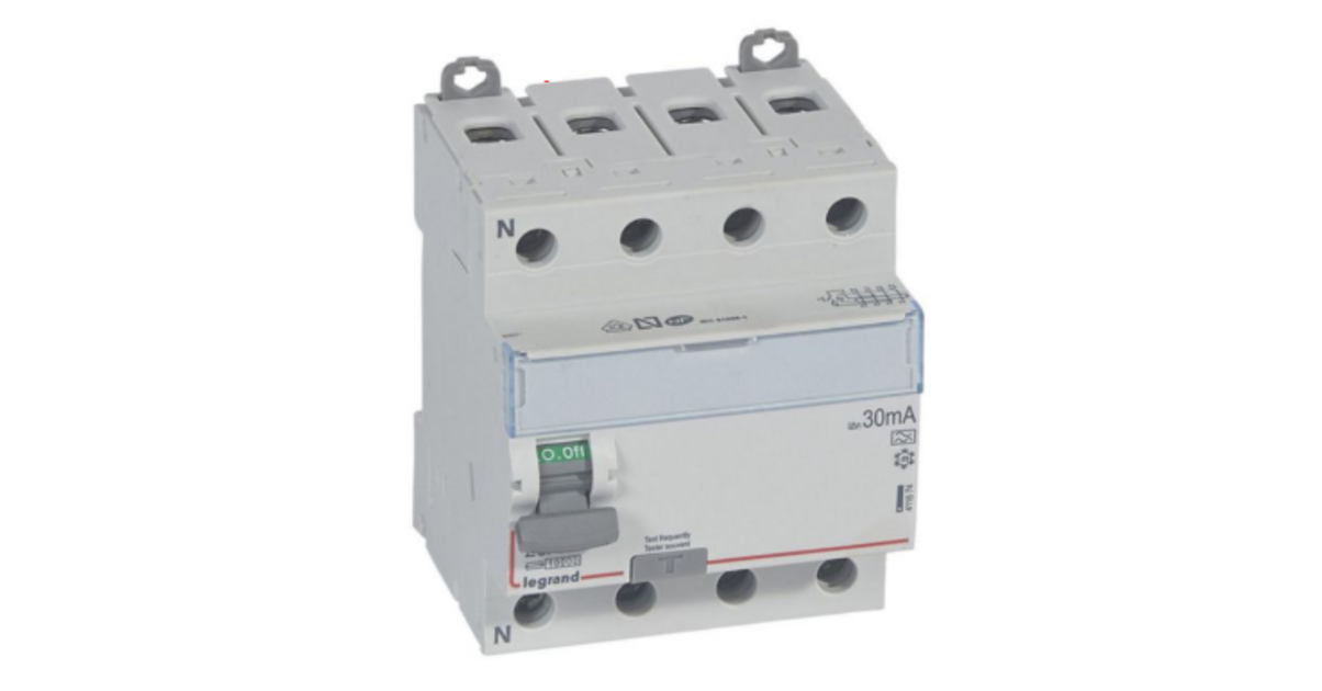 LEGRAND Interrupteur différentiel DX-ID arrivée haute et départ bas à vis - 4P 25A type A 30mA ...